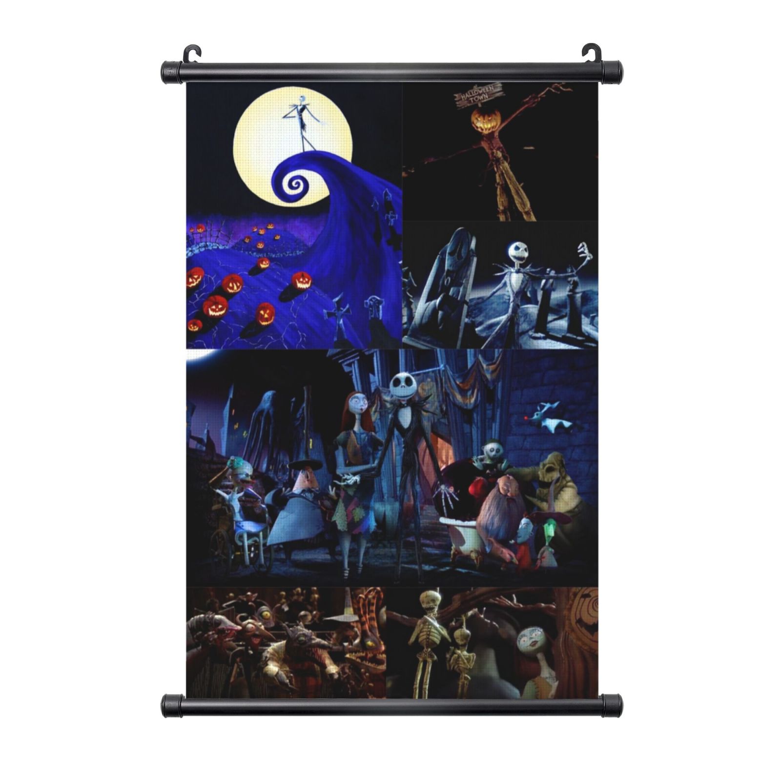 Shaft Hanging Banner The Nightmare Before Christmas Poster Wall Canvas ...
