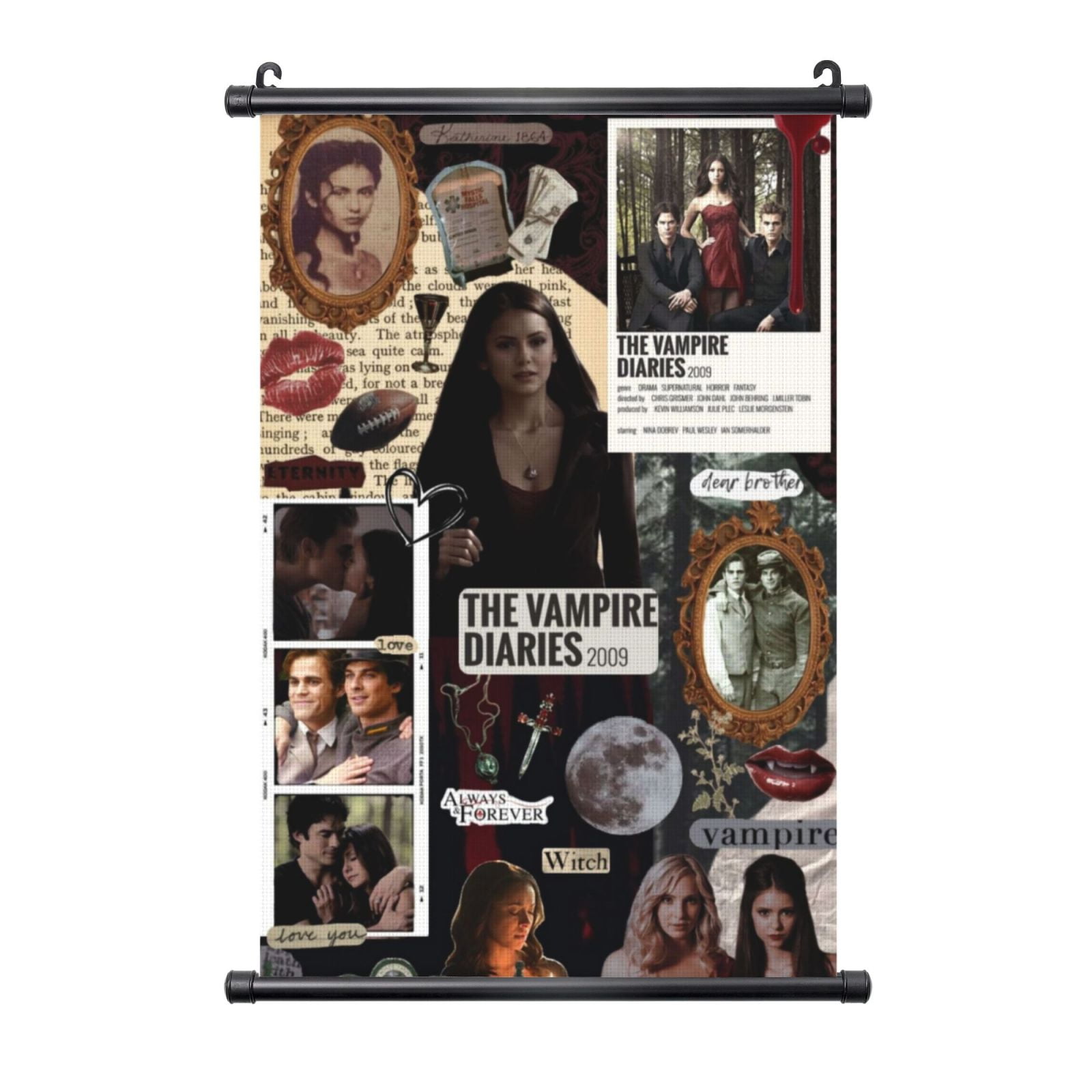 Shaft Hanging Banner The Vampire Diaries Poster Wall Canvas Artwork ...