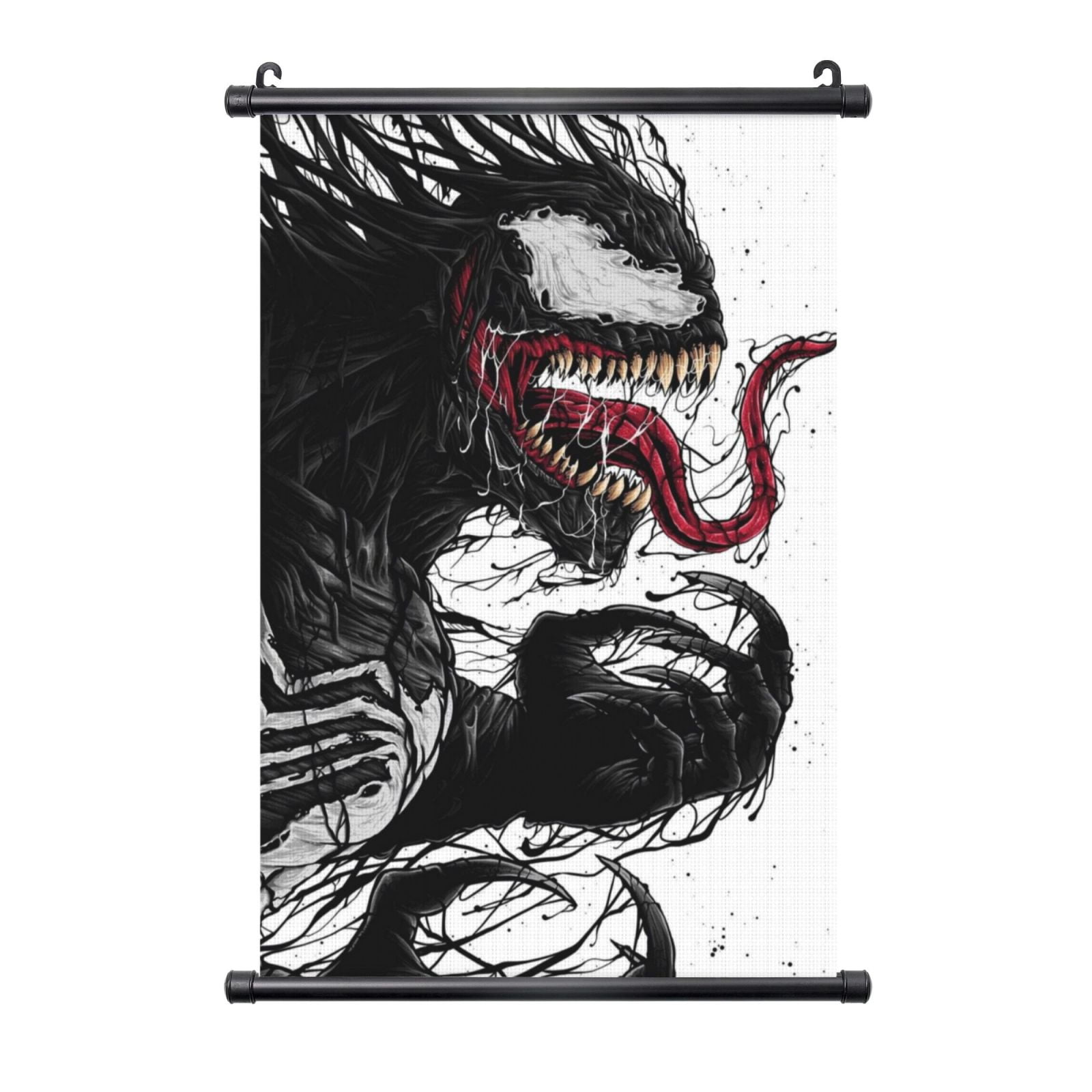 Shaft Hanging Banner Venom Poster Wall Canvas Artwork With Black Frame ...