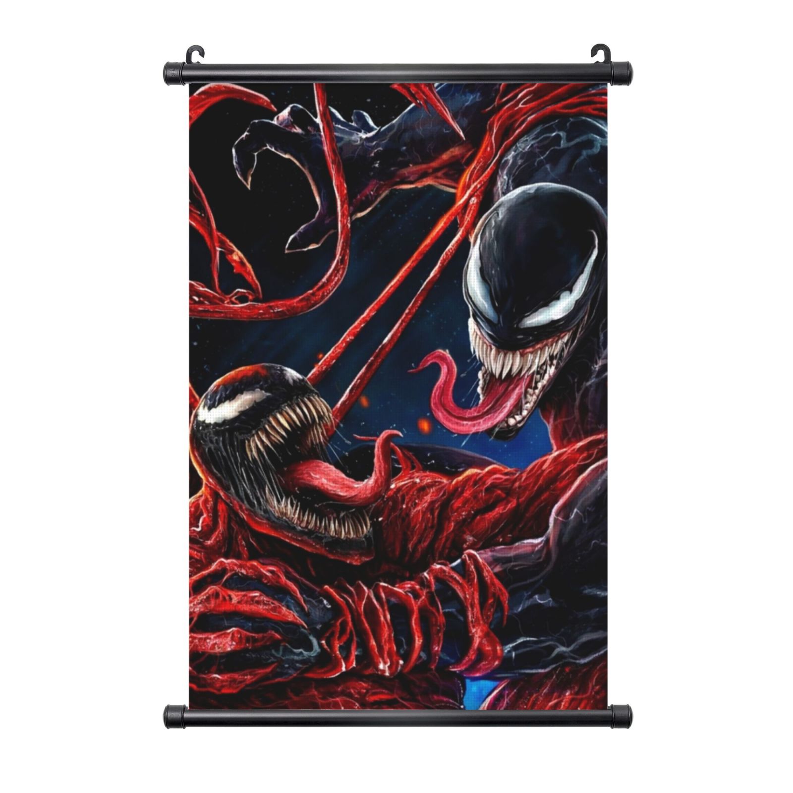 Shaft Hanging Banner Venom Poster Wall Canvas Artwork With Black Frame ...