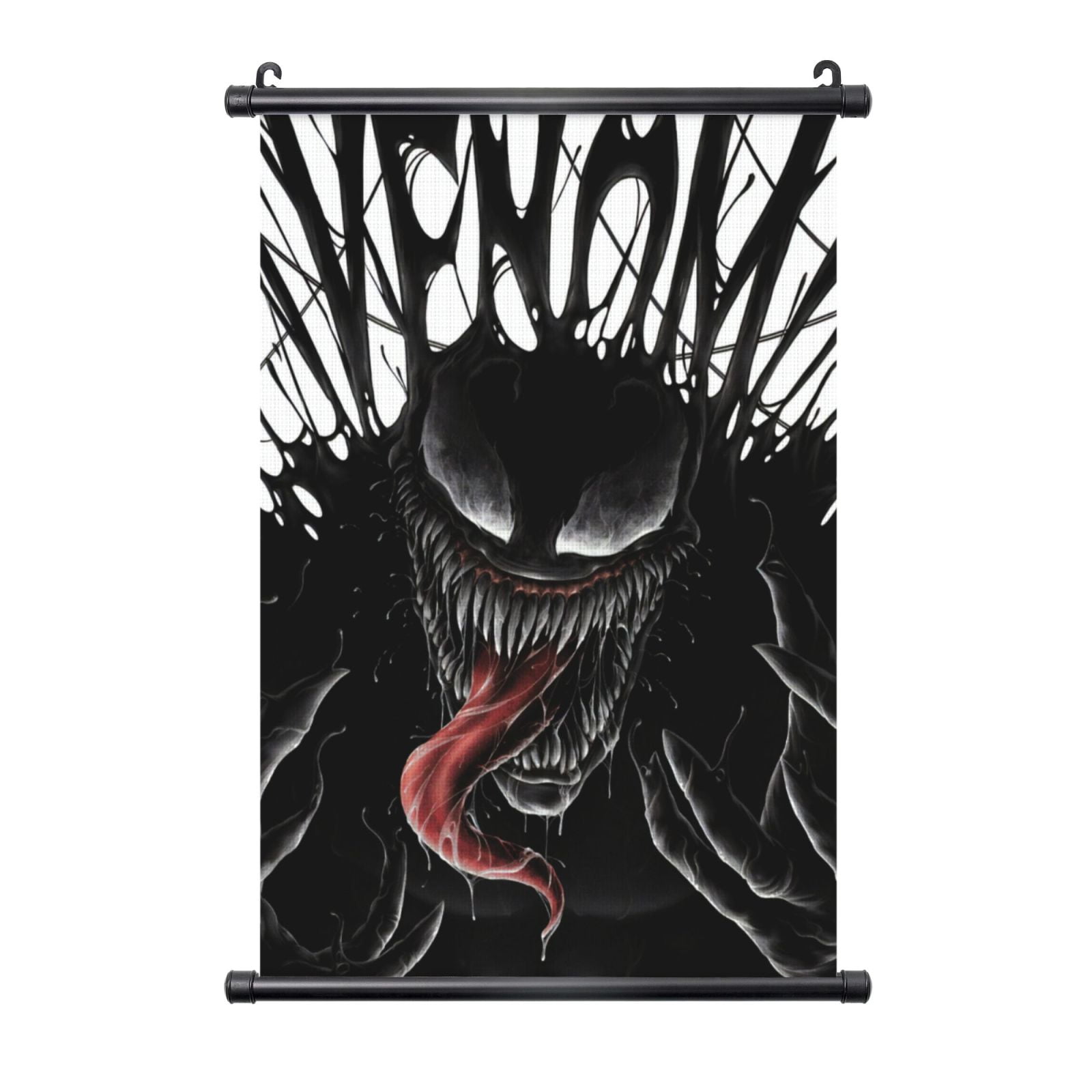 Shaft Hanging Banner Venom Poster Wall Canvas Artwork With Black Frame ...