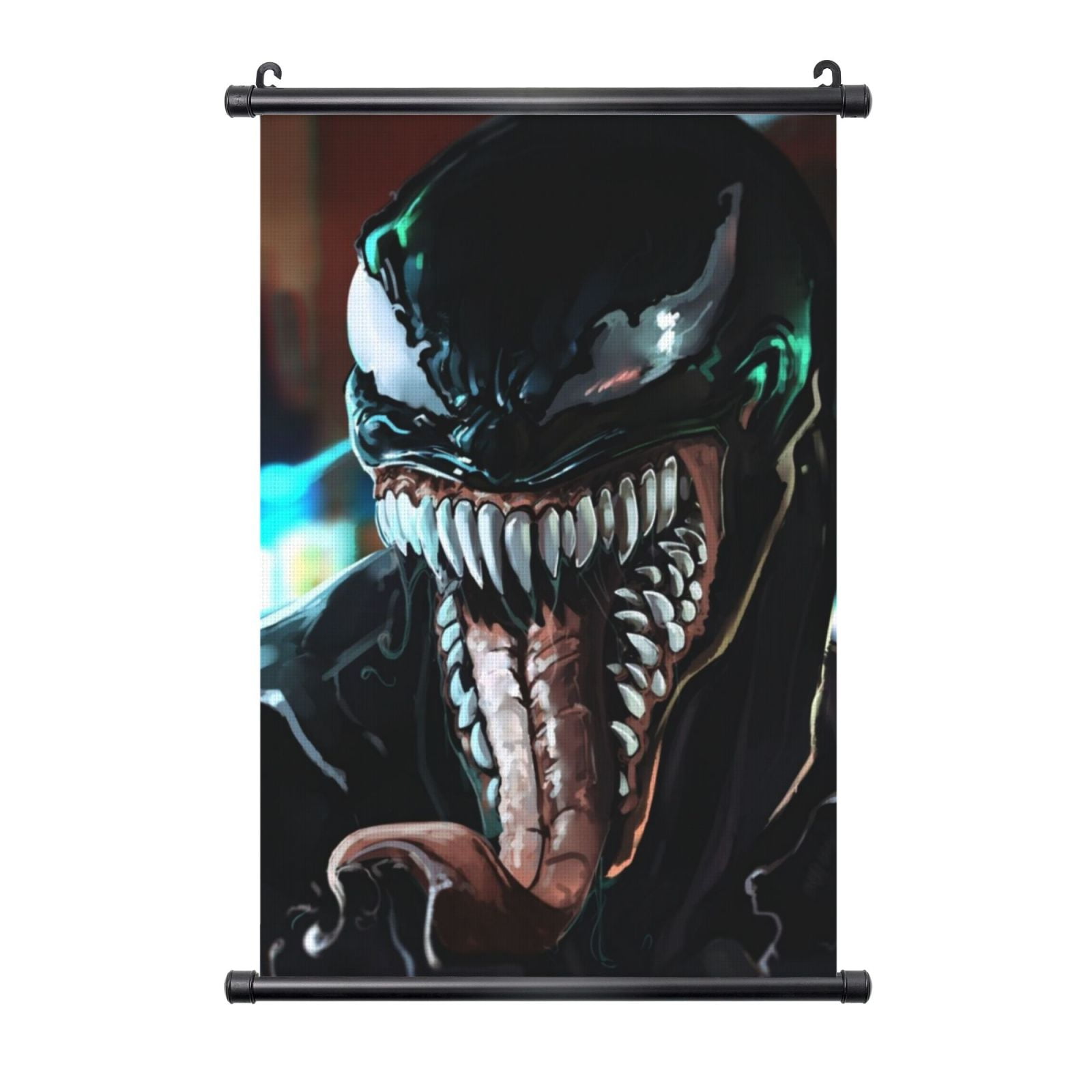 Shaft Hanging Banner Venom Poster Wall Canvas Artwork With Black Frame ...