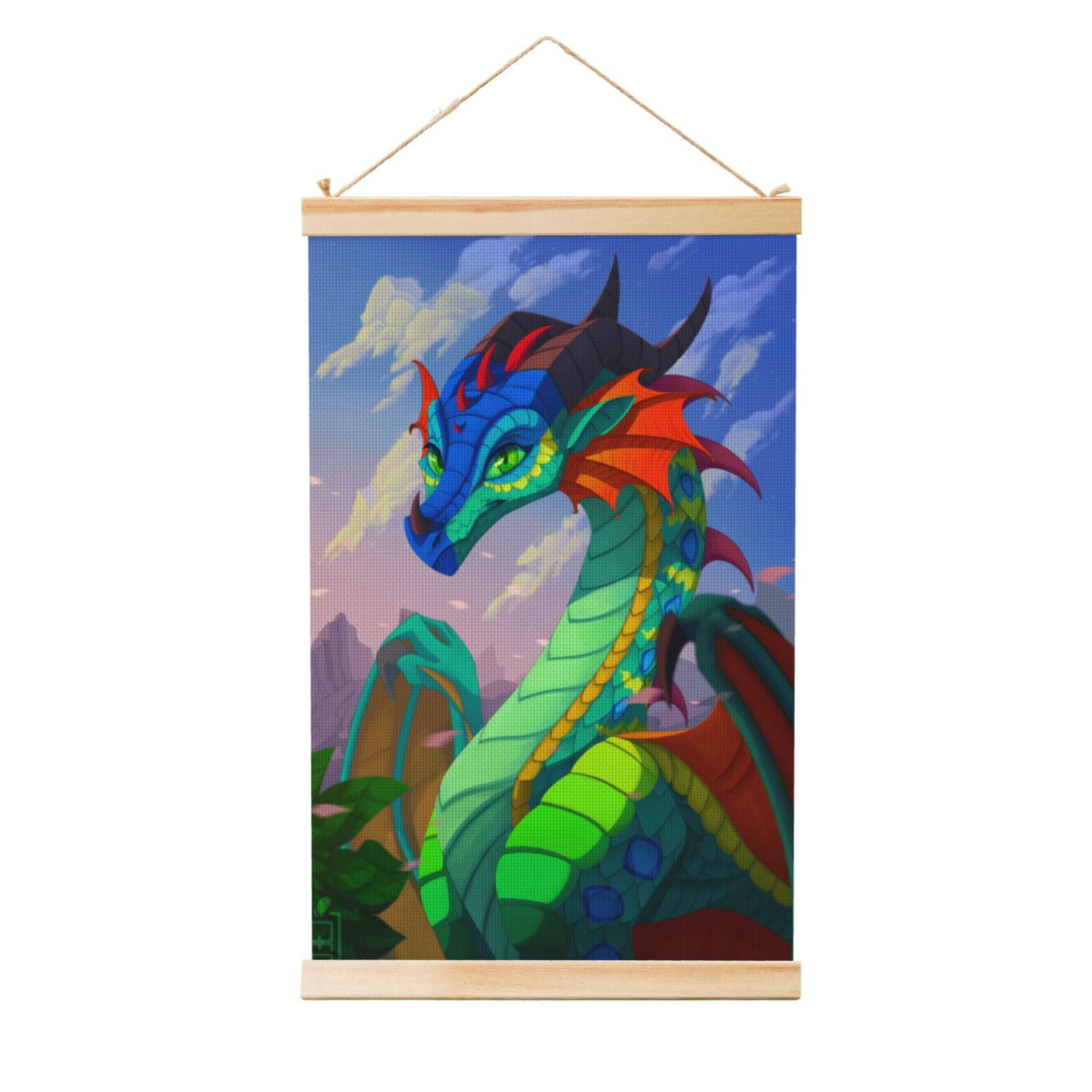 Shaft Hanging Banner Wings Of Fire Poster Wall Canvas Artwork With ...