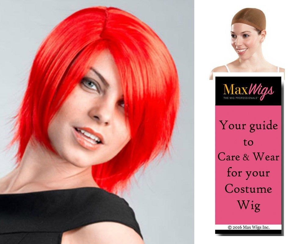 Shag Anime - Enigma Wigs Colorful Bundle w/ Cap, MaxWigs Costume Wig ...