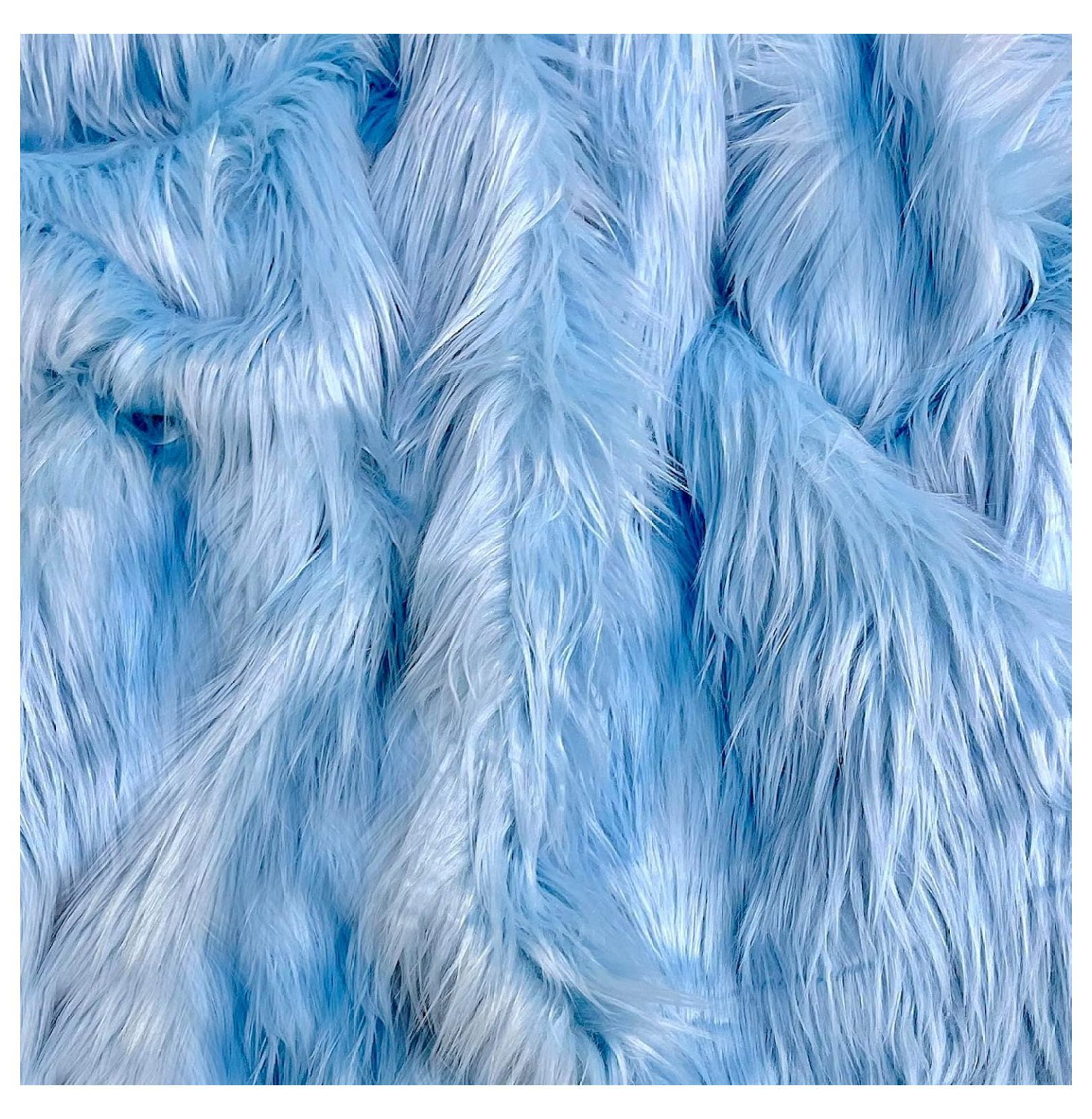 Shaggy Faux Fur Fabric by The Yard – 60” Wide | Fluffy, Soft Fake Fur ...