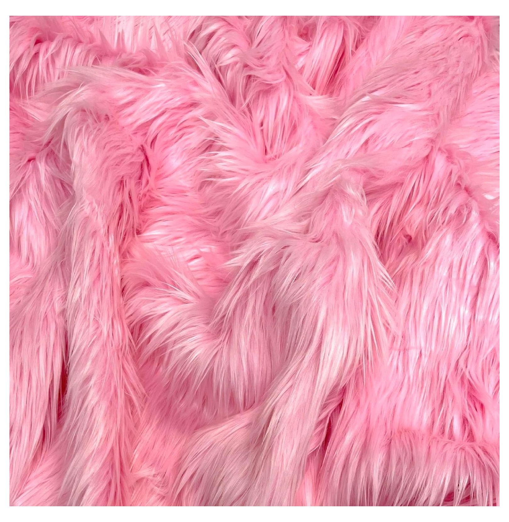 Shaggy Faux Fur Fabric by The Yard – 60” Wide | Fluffy, Soft Fake Fur ...