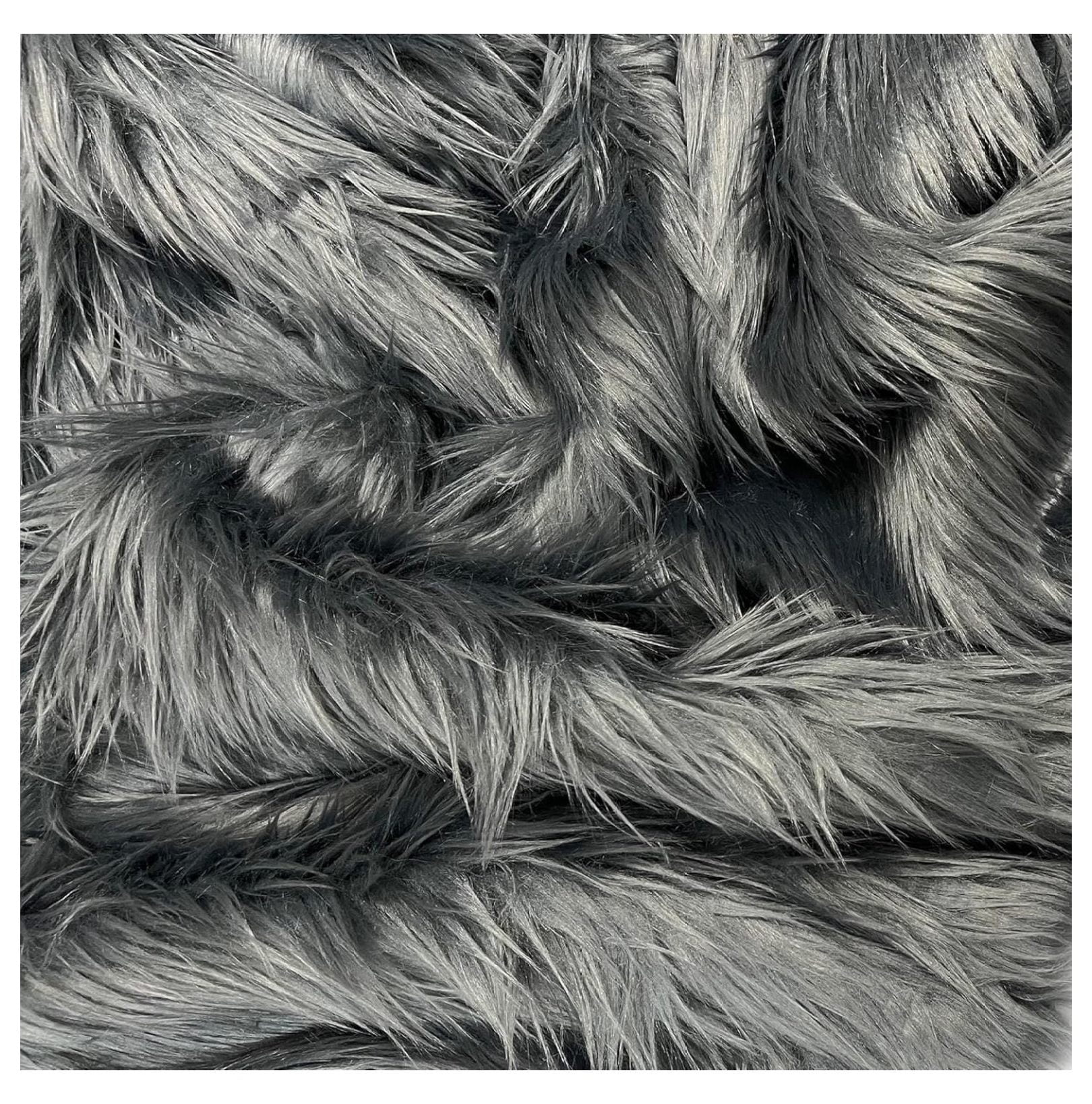 Shaggy Faux Fur Fabric by The Yard – 60” Wide | Fluffy, Soft Fake Fur ...