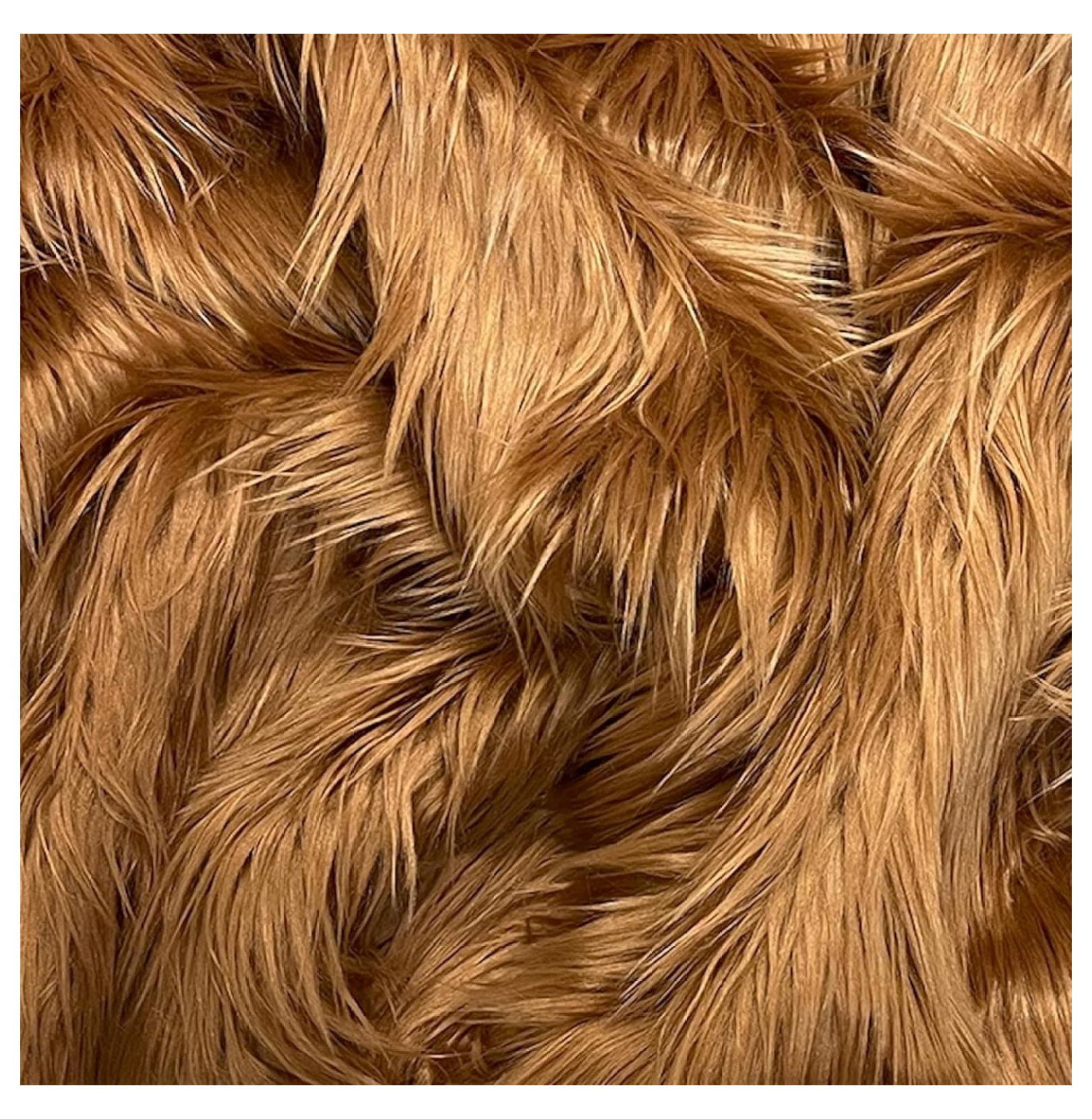 Shaggy Faux Fur Fabric by The Yard – 60” Wide | Fluffy, Soft Fake Fur ...