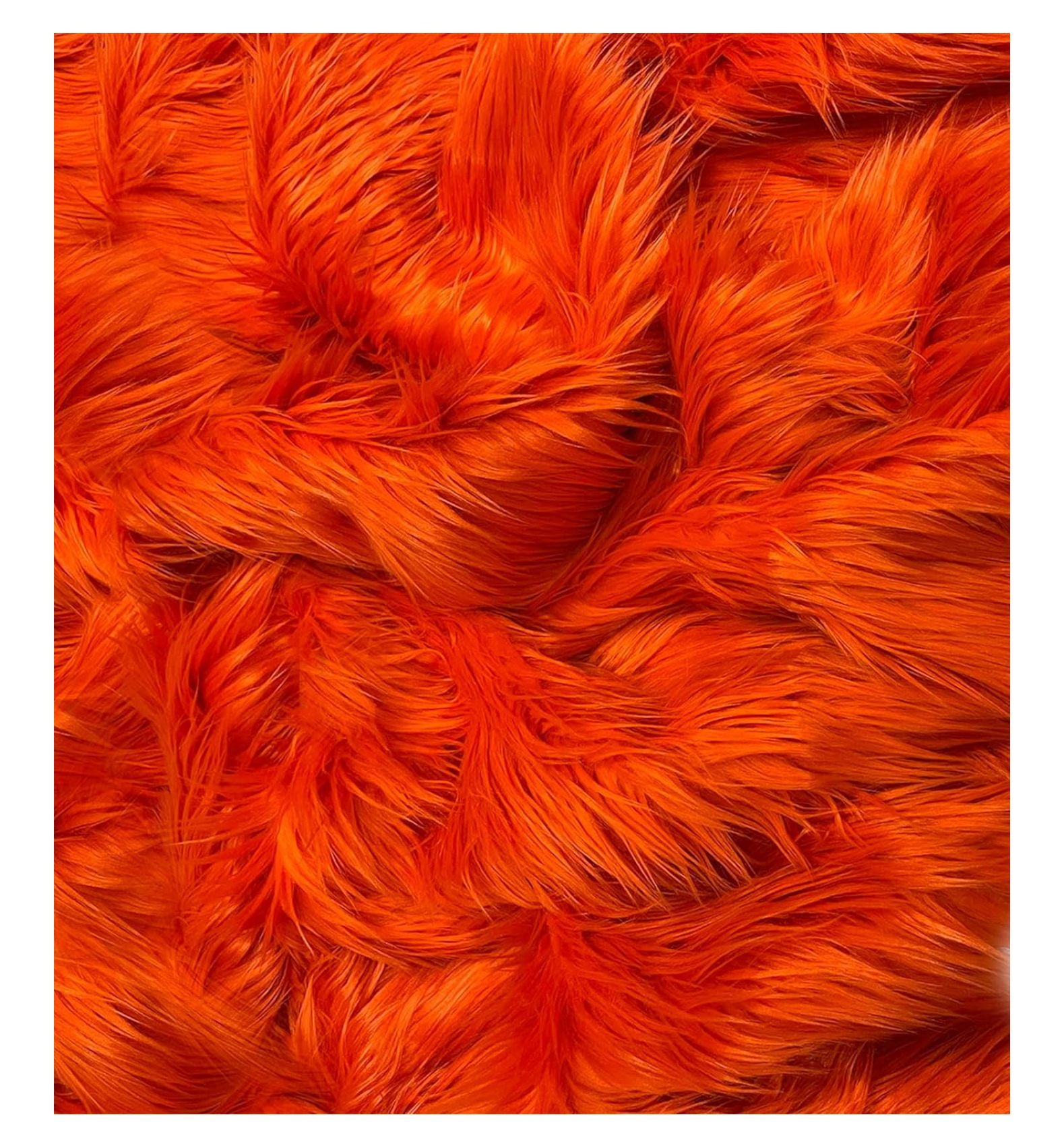 Shaggy Faux Fur Fabric by The Yard – 60” Wide | Fluffy, Soft Fake Fur ...