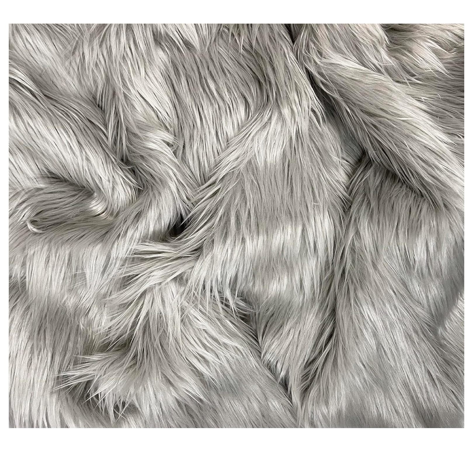 Shaggy Faux Fur Fabric by The Yard – 60” Wide | Fluffy, Soft Fake Fur ...