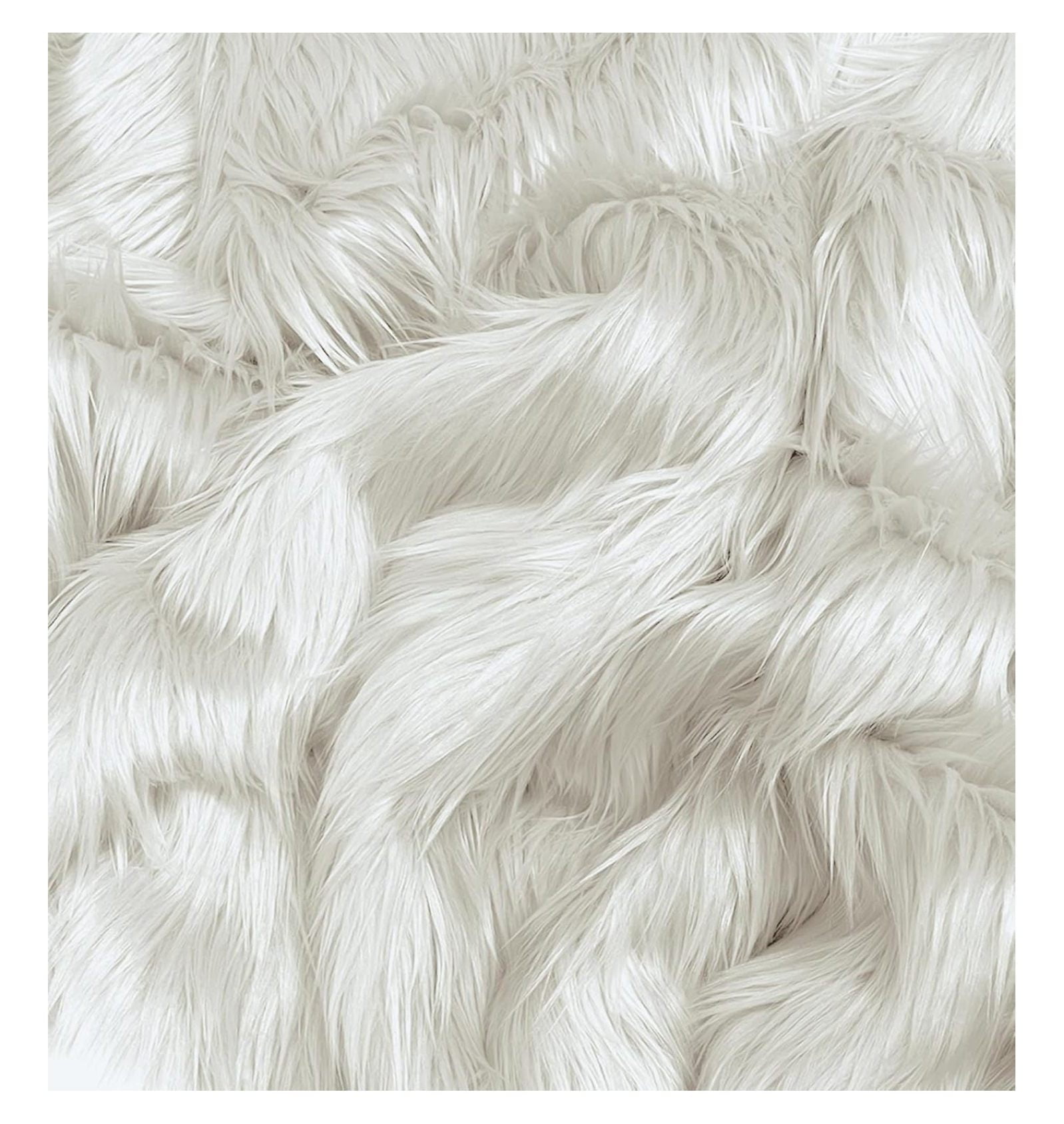 Shaggy Faux Fur Fabric by The Yard – 60” Wide | Fluffy, Soft Fake Fur ...