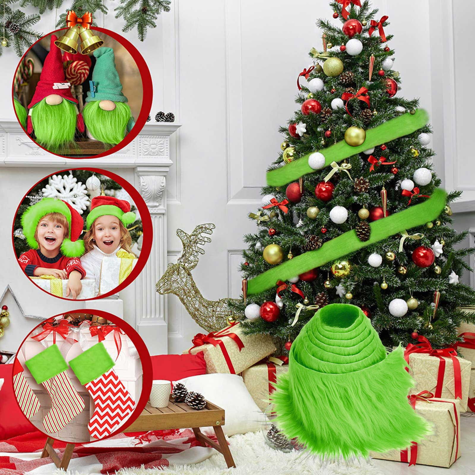 Shaggy Plush Fabric Precut Strips Fuzzy Craft For Beard Hair Decoration ...