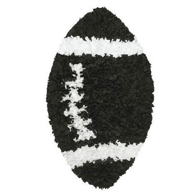 Shaggy Raggy Football Area Rug 3X3 Shaped - Walmart.com
