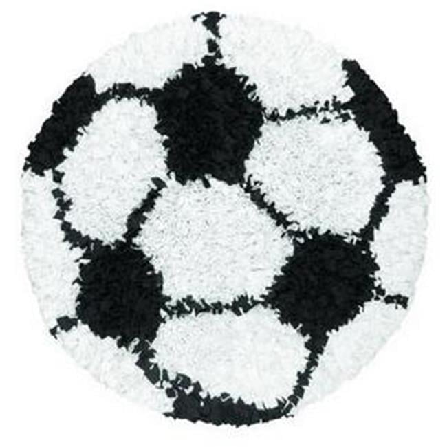 Shaggy Raggy Soccer Ball Area Rug - Walmart.com