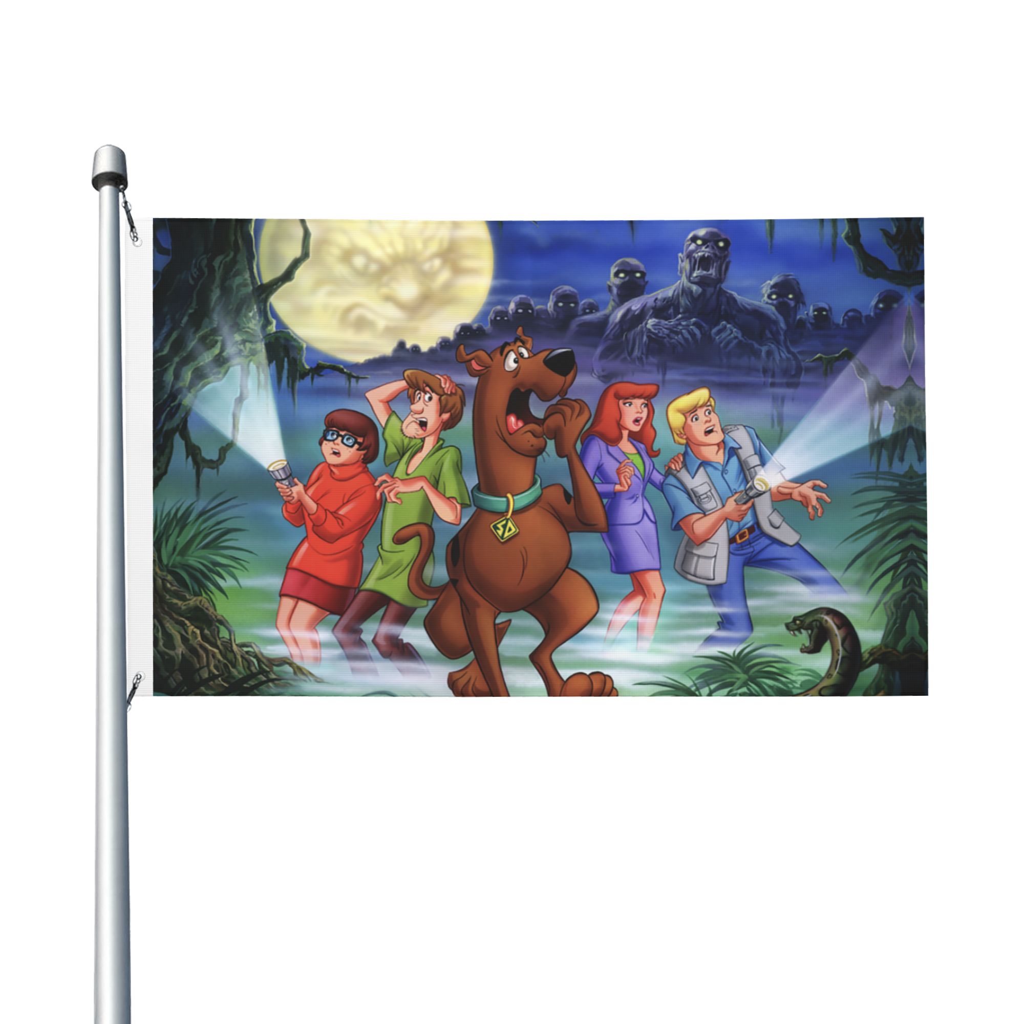 Shaggy Scooby-Doo 3x5FT Flag Garden Decorative Flags Vertical Double ...