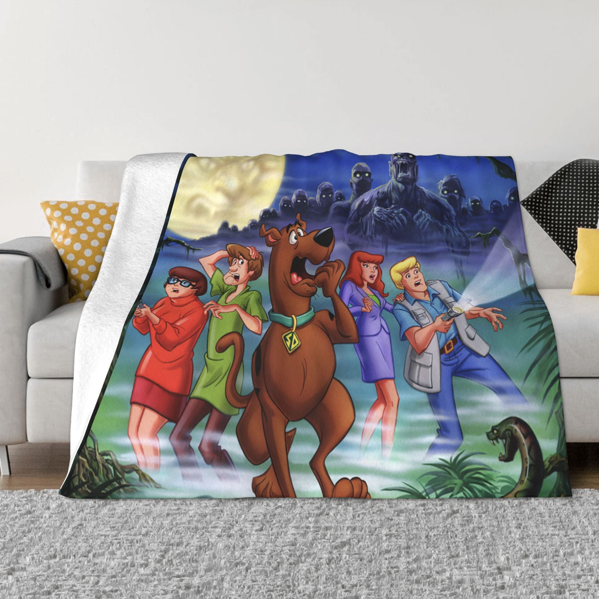 Shaggy Scooby-Doo Soft Lightweight Bed Blankets Plush Fuzzy Cozy ...