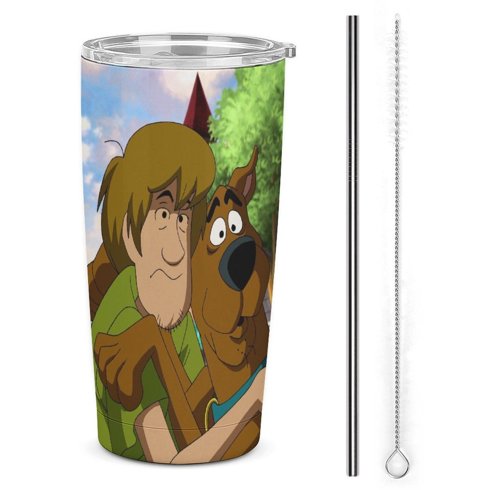 Shaggy Scooby Doo Stainless Steel Car Cup Thermal Vacuum Insulation Mug ...