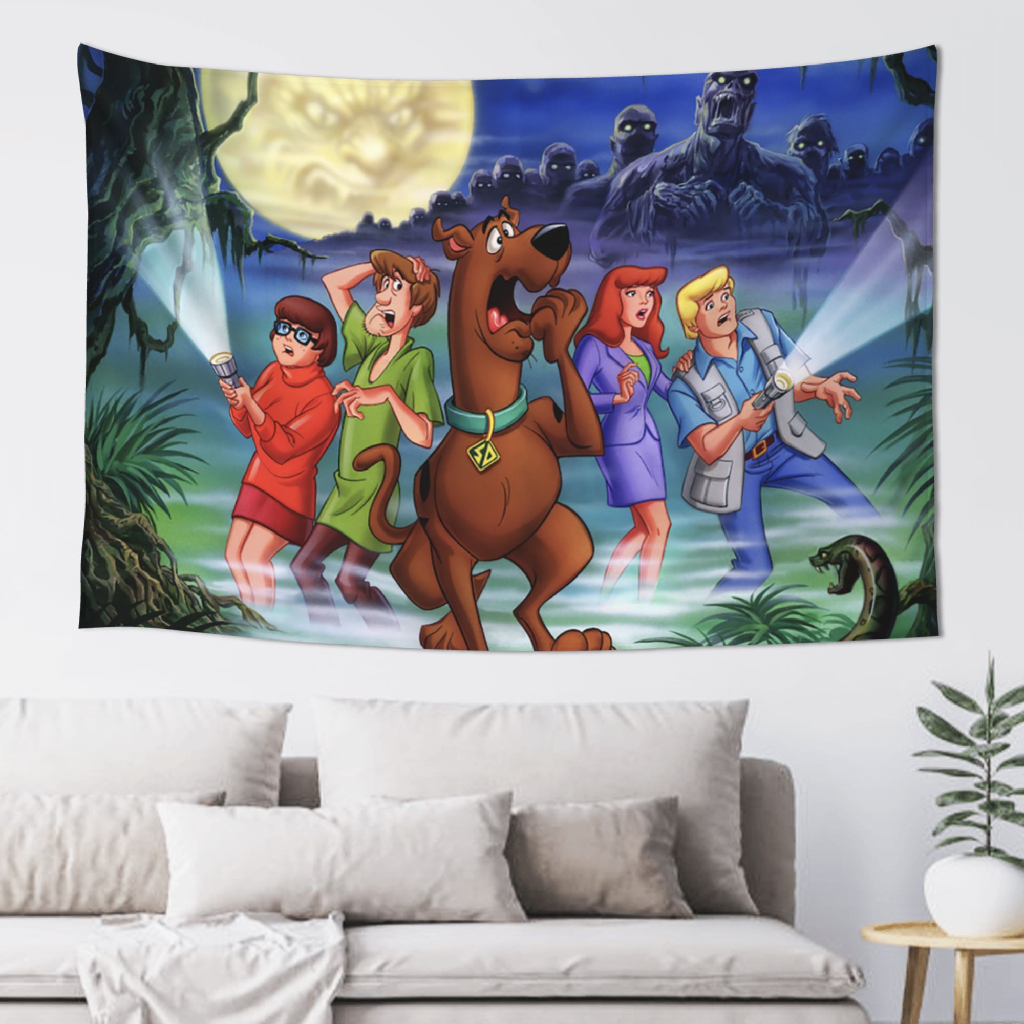 Shaggy Scooby-Doo Tapestry 60 X 40 inch Decor Wall Hanging Art ...