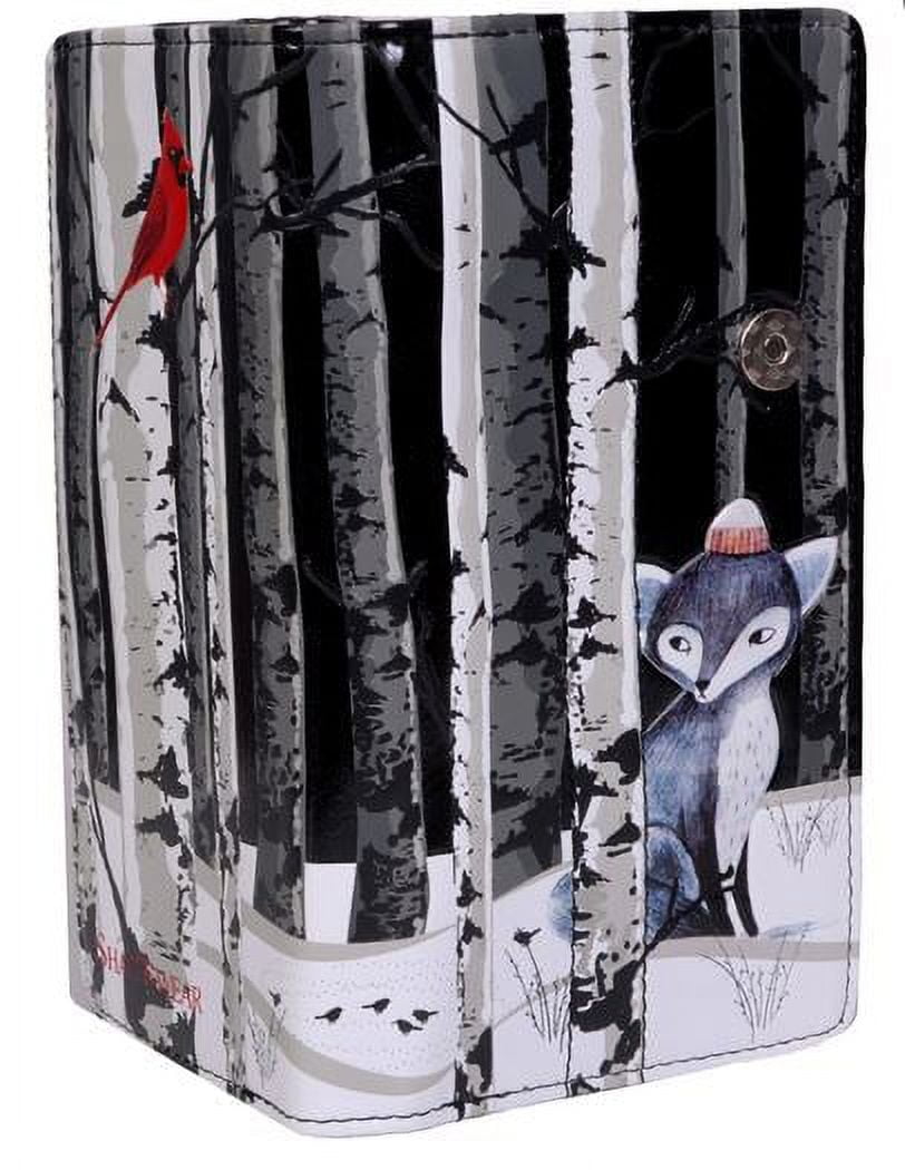 Shagwear Winter Fox Large Red Zipper Wallet - Walmart.com
