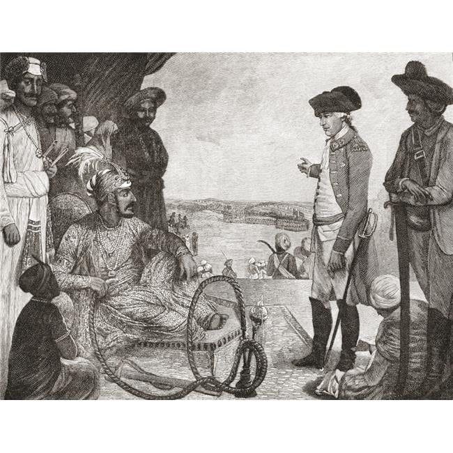 Shah Allum - Mogul of Hindustan - Reviewing Troops of The British East ...