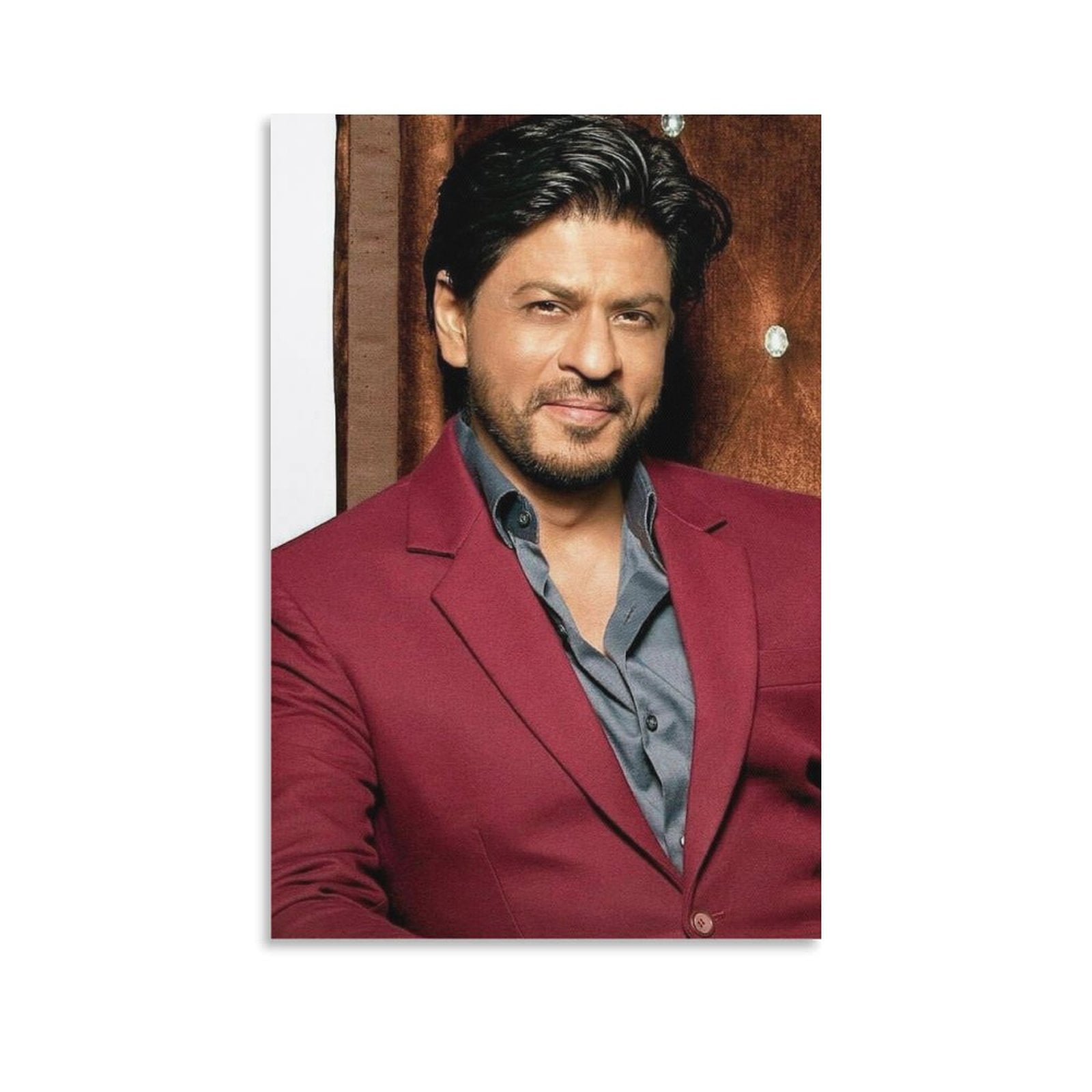 Shah Rukh Khan Actor India Poster Famous Gifts Canvas Painting Poster ...