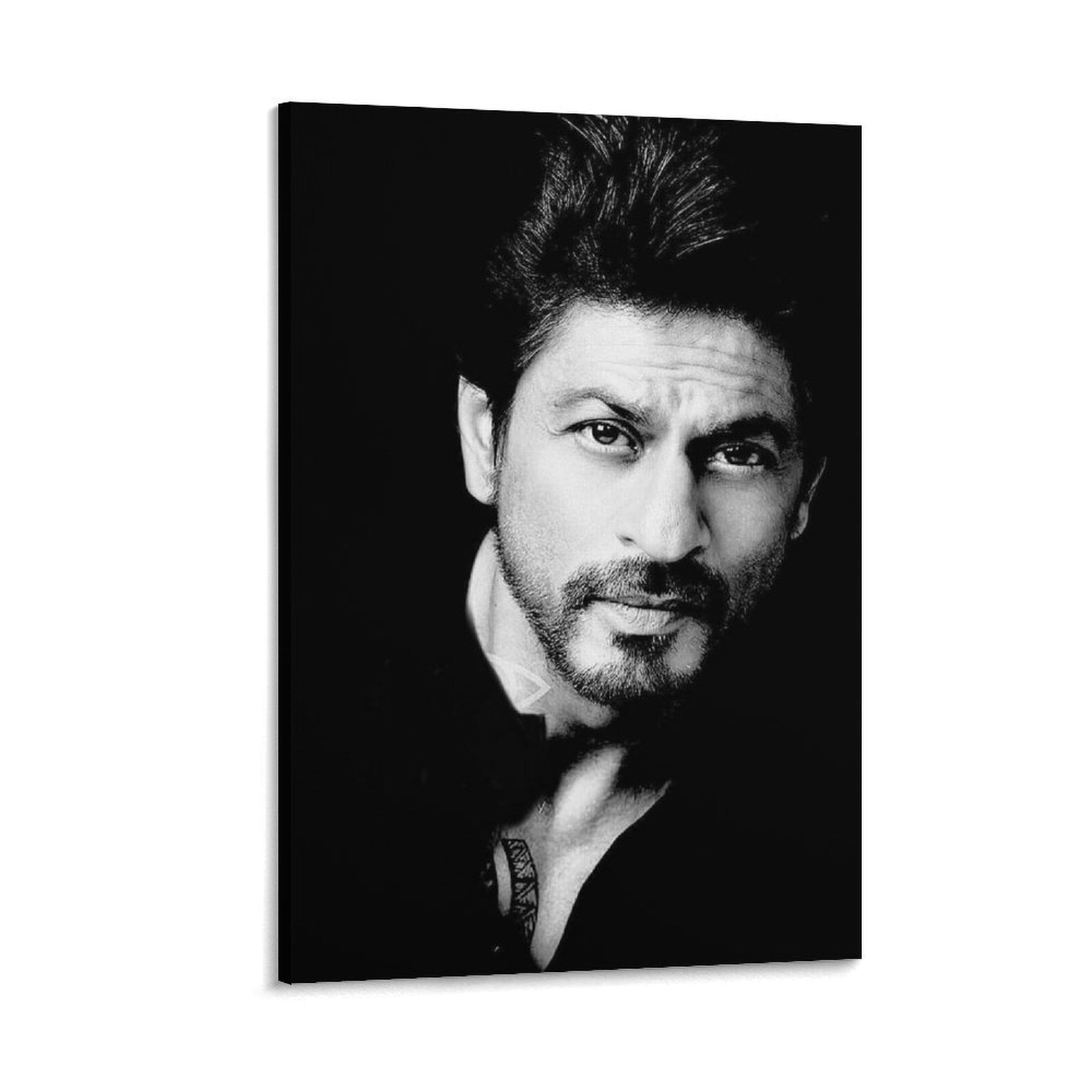 Shah Rukh Khan Famous Actor India Black And White Poster Decorative ...