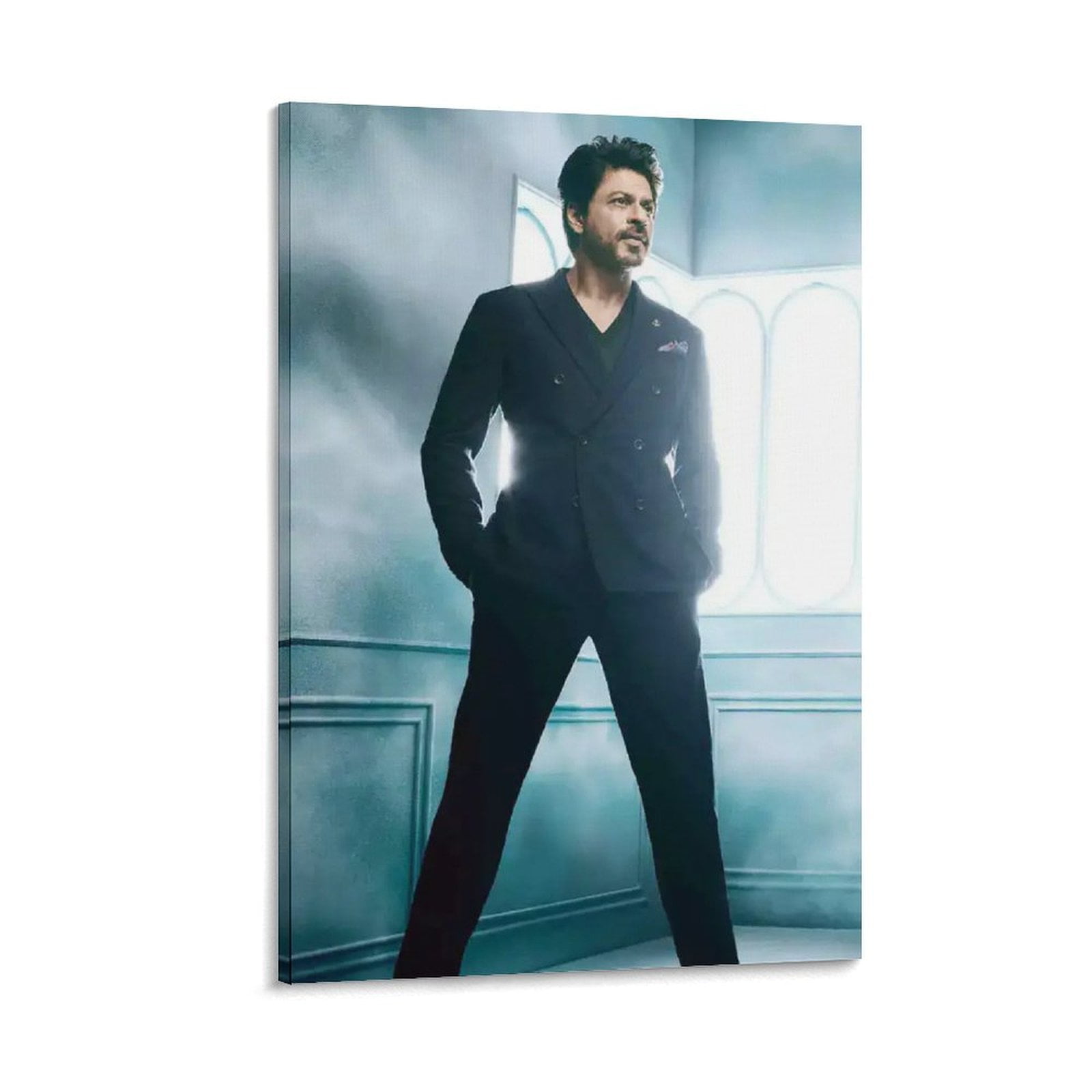 Shah Rukh Khan India Poster Actor Poster Decorative Painting Canvas ...
