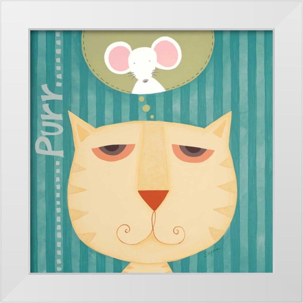 Shah, Sapna 26x26 White Modern Wood Framed Museum Art Print Titled ...