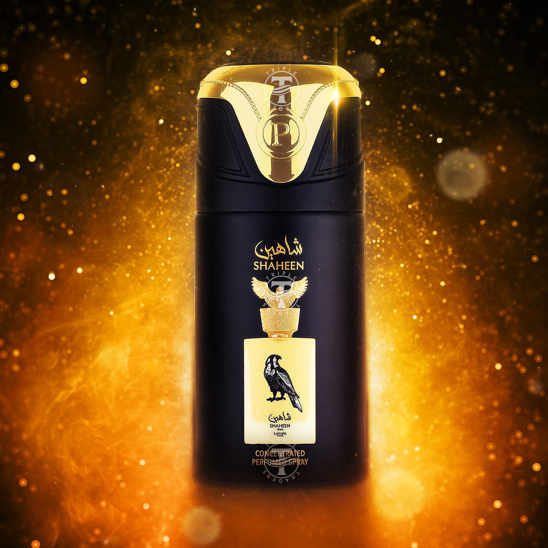 Shaheen Gold Concentrated Perfumed Spray By Lattafa 250ml 9FL OZ ...