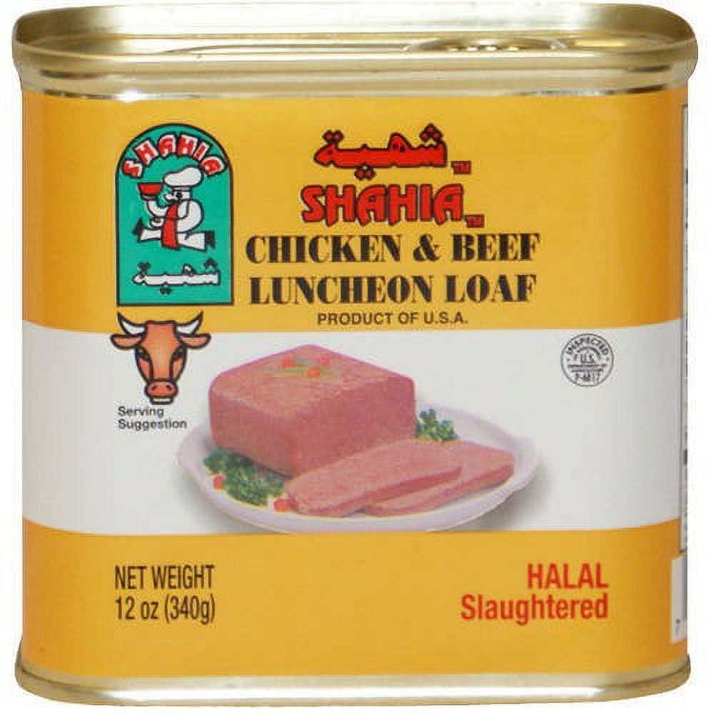 Shahia Luncheon Meat, Beef & Chicken, 12 Oz - Walmart.com