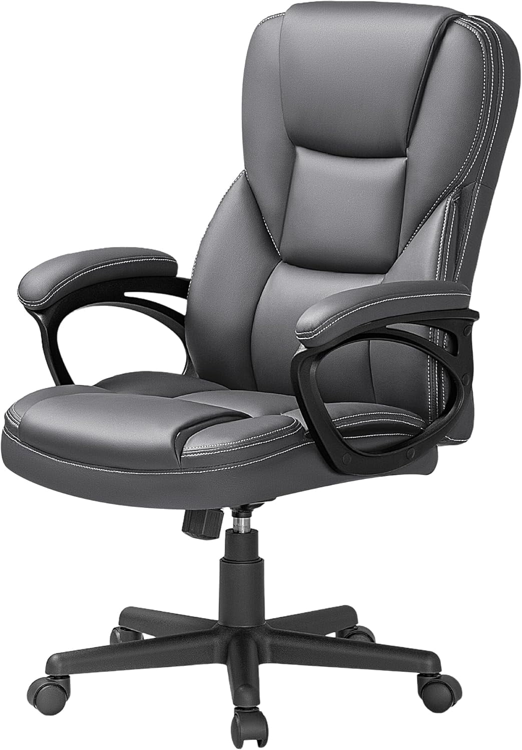 Shahoo Executive Office Chair, PU Leather High Back Ergonomic Armchair ...