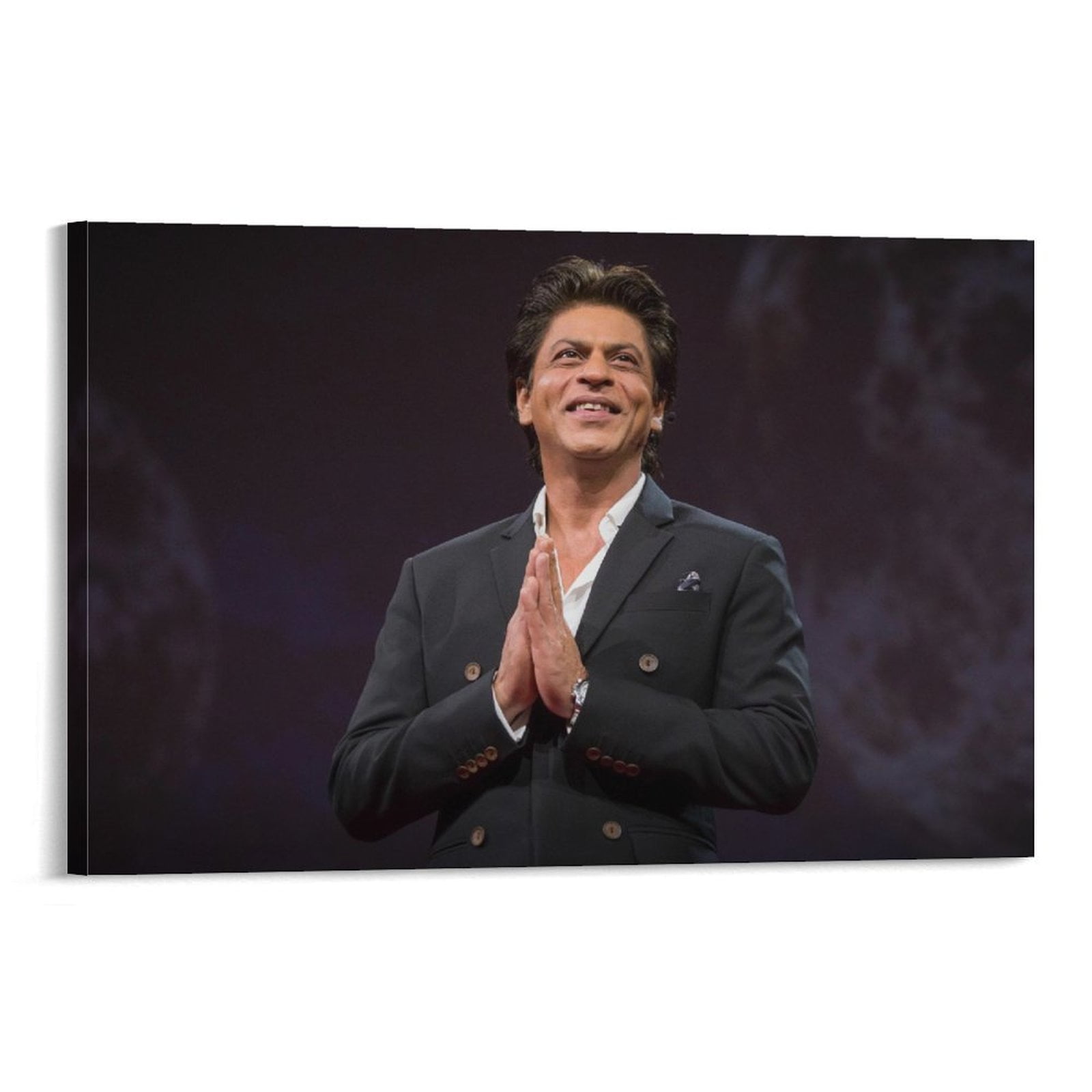 Shahrukh Khan Famous Actor Poster India Canvas Wall Art Poster ...
