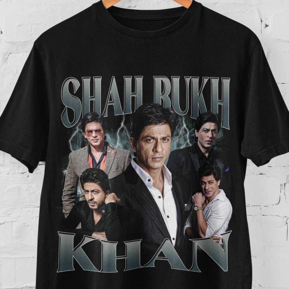 Shahrukh Khan tshirt, Srk Graphic Shirt, Bollywood Tshirt, Indian ...