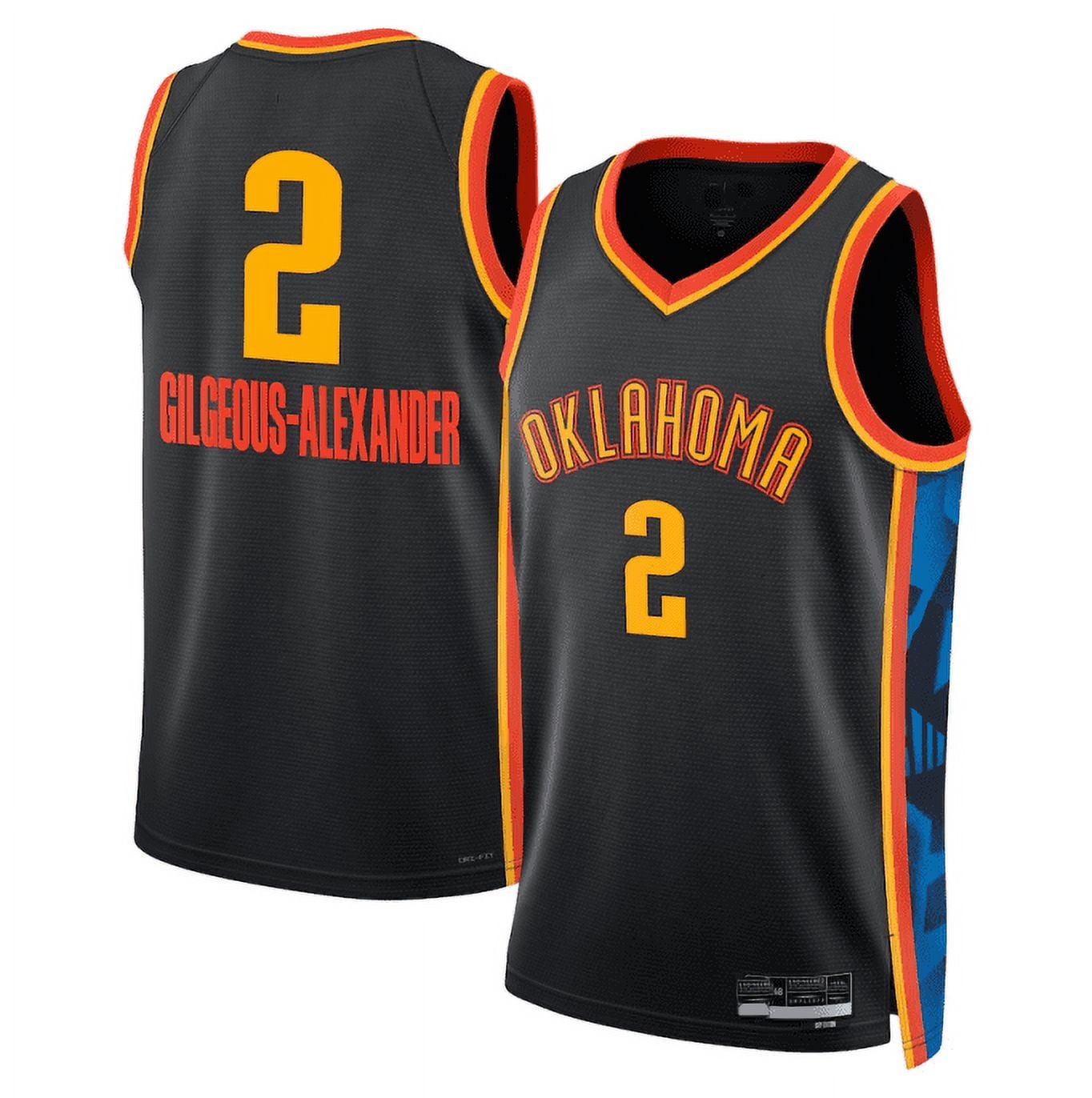 Shai Gilgeous-Alexander Black City Edition Swingman-Men's-Jersey ...
