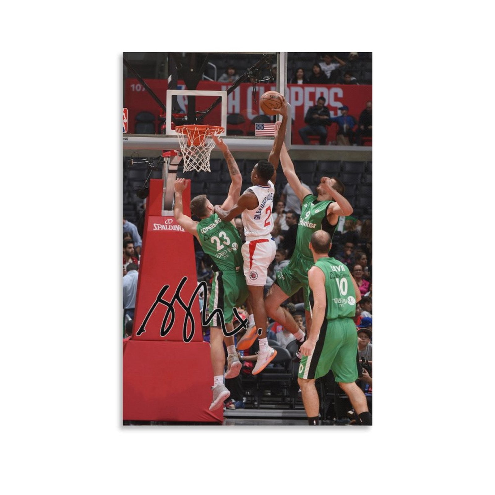 Shai Gilgeous-Alexander Poster Canvas Poster Signed Posters Canvas Art ...