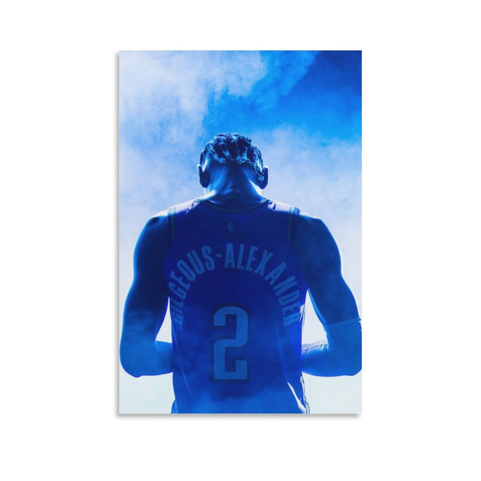 Shai Gilgeous Alexander Posters Art Canvas Art Poster and Wall Art ...