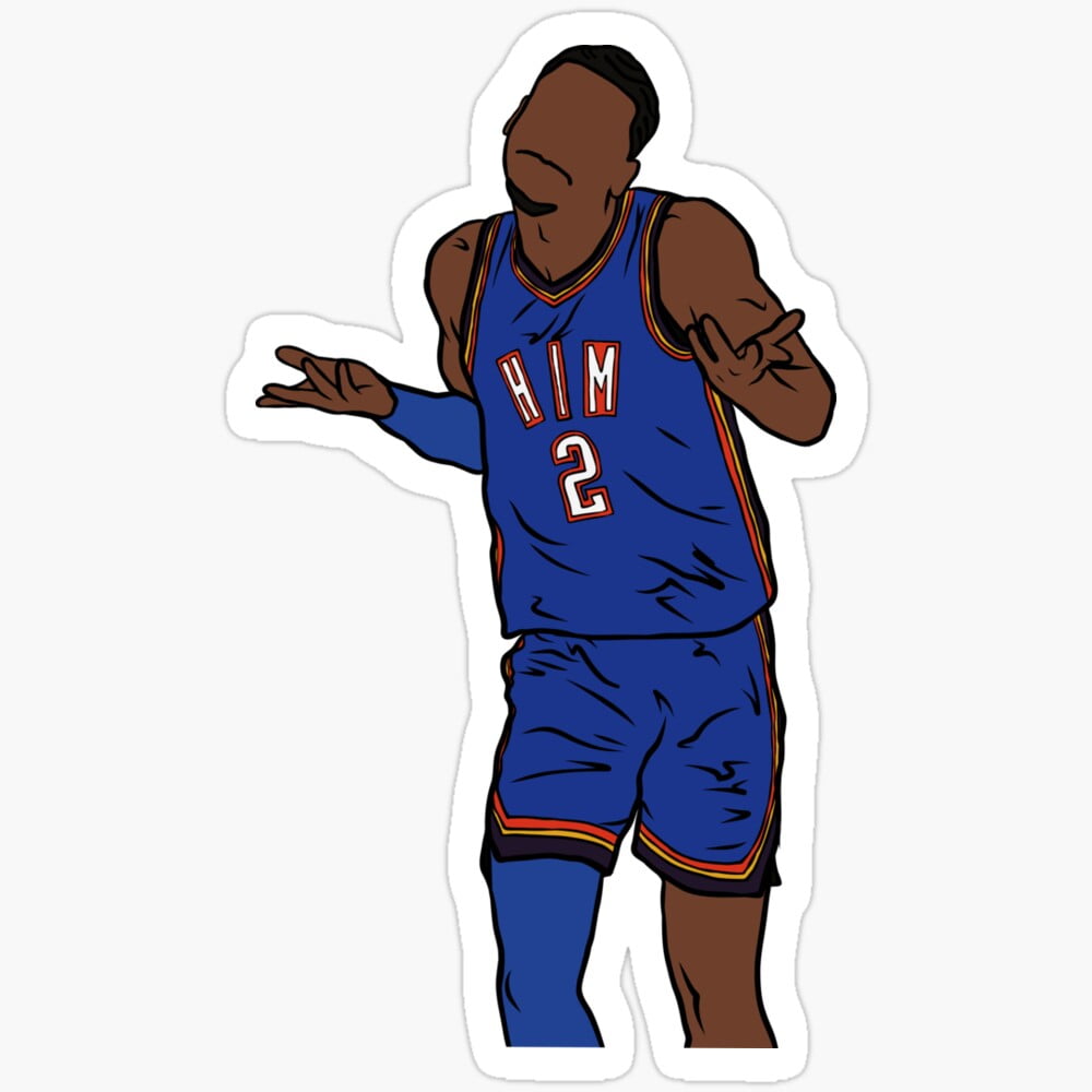 Shai Gilgeous-Alexander Shrug Sticker Phone Decal Water Bottle Stickers ...