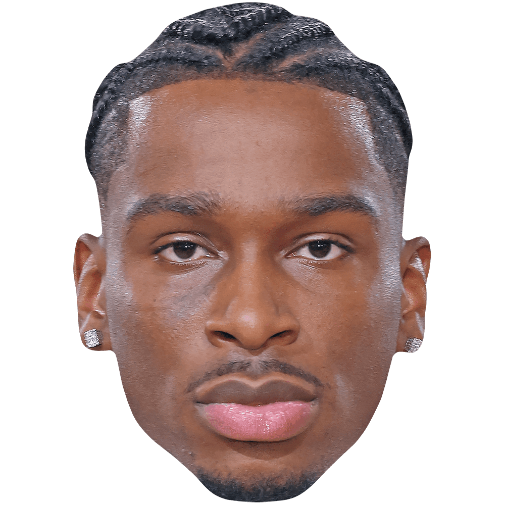 Shai Gilgeous-Alexander (Stoic) Celebrity Mask, Flat Card Face, Fancy ...