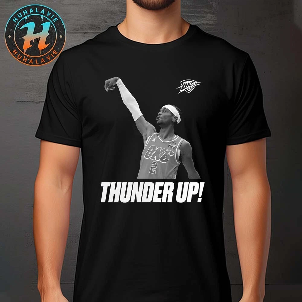 Shai Gilgeous-Alexander city Thun.der Up O.K.C 2025 Finals Champions T-Shirt S-3XL - Walmart.com