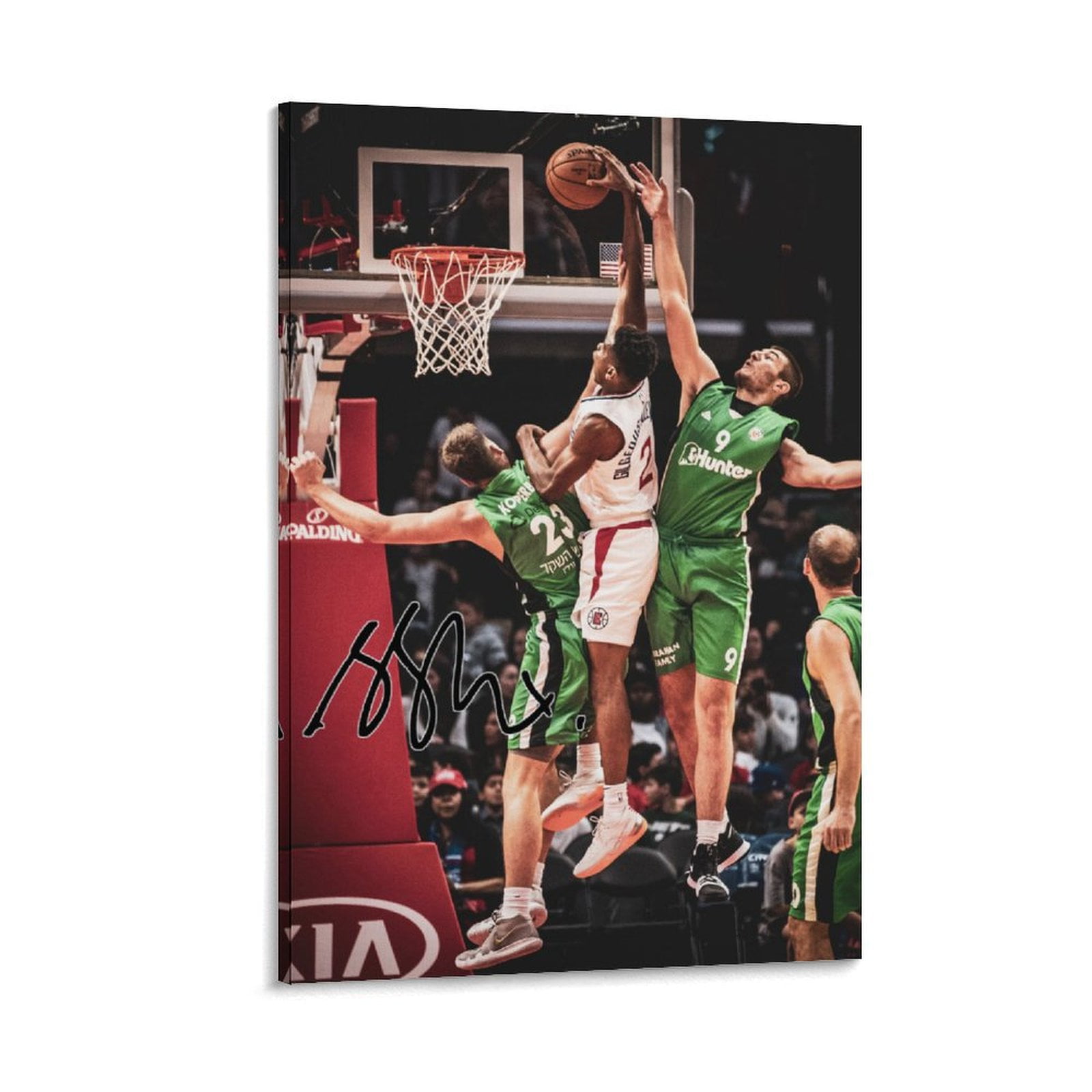 Shai Gilgeous-alexander Basketball Player Art Poster Canvas Poster ...