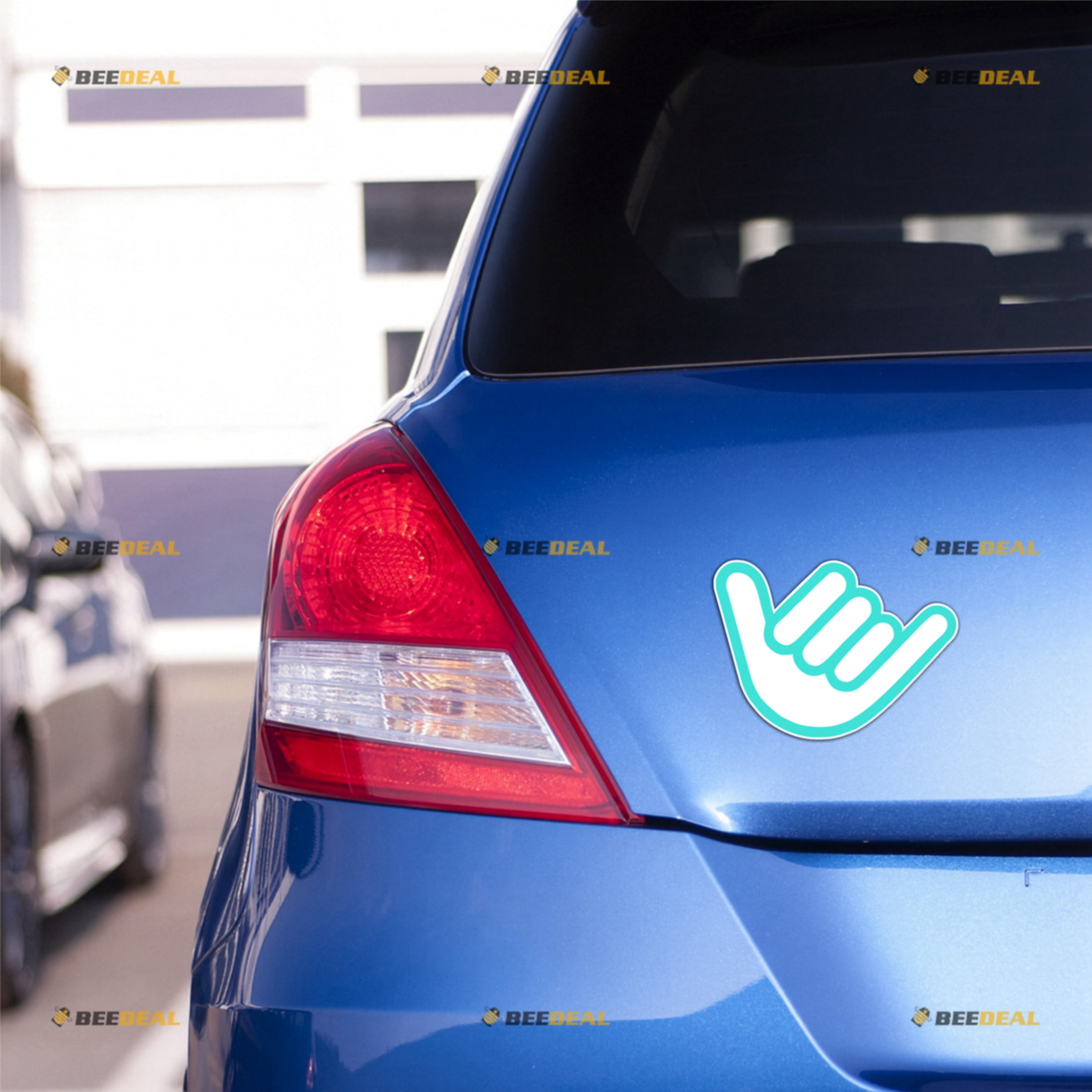 Shaka Sign Hang Loose Hawaii Car Magnet Sticker Magnetic Decal Mint ...