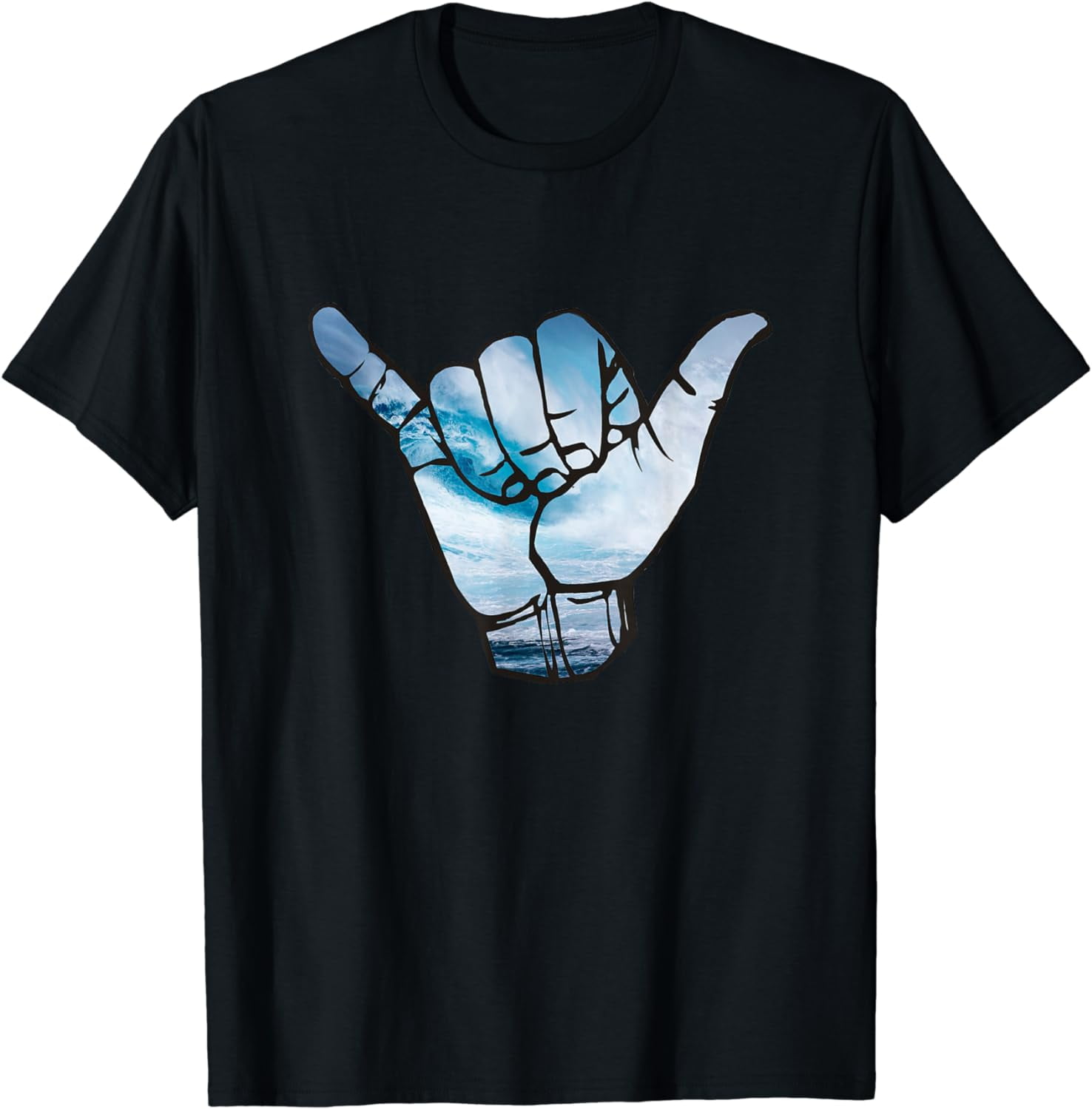 Shaka T Shirt Ocean Surfing Wave Surfer Hawaii Hang T-Shirt - Walmart.com