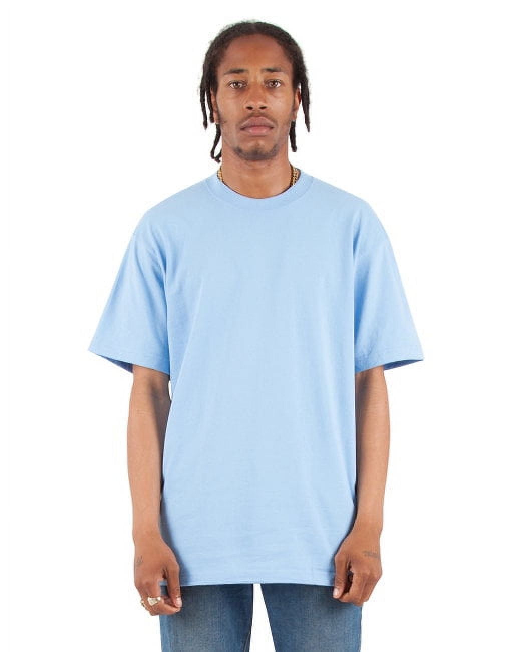 Shaka Wear Drop Ship Adult 7.5 oz., Max Heavyweight T-Shirt 4XL SKY ...