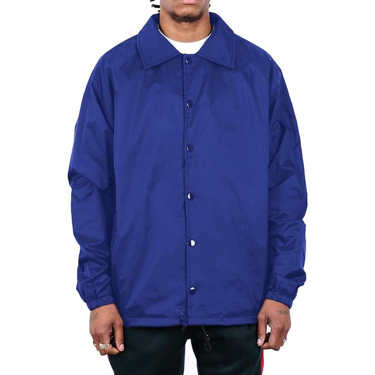 Shaka Wear Men’s Coach Jacket Classic Windbreaker, Water Resistant ...