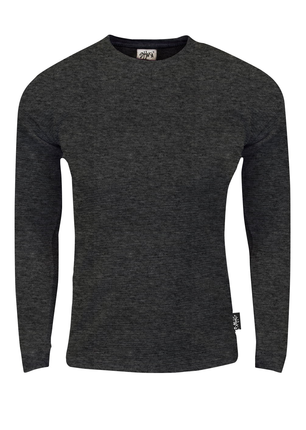 Shaka Wear Men's Thermal Long Sleeve Crewneck Waffle Shirt XS-5XL ...