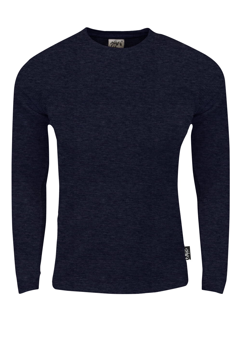 Shaka Wear Men's Thermal Long Sleeve Crewneck Waffle Shirt XS-5XL ...