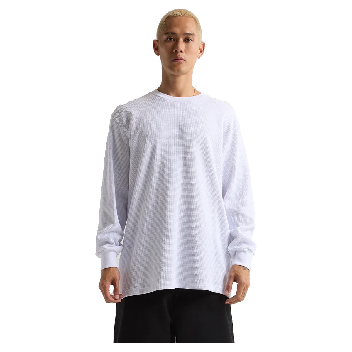 Shaka Wear Men's 100% Cotton Thermal Waffle Crewneck Shirt, Long Sleeve ...