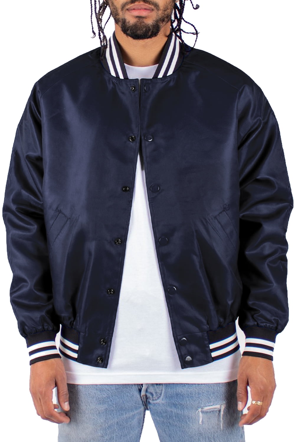 Shaka Wear Mens College Baseball Varsity Bomber Stadium Jacket S to 3XL ...