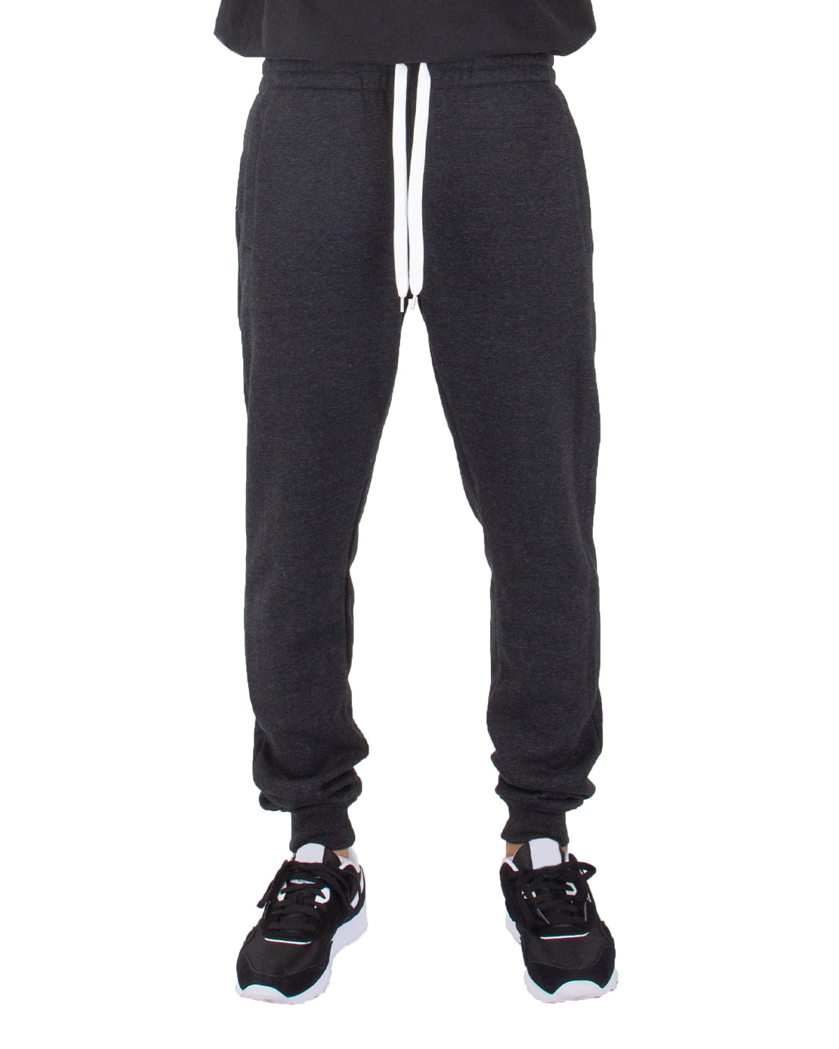 Shaka Wear Mens Slim Fit Medium Heavy Cotton Fleece Joggers Full Length ...