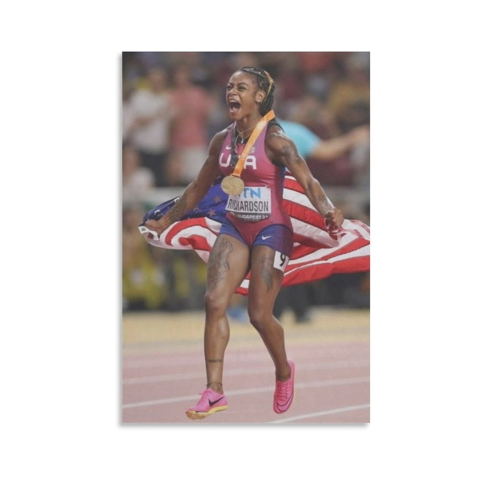 Shakari Richardson Canvas Poster Artworks Canvas Poster Room Aesthetic ...